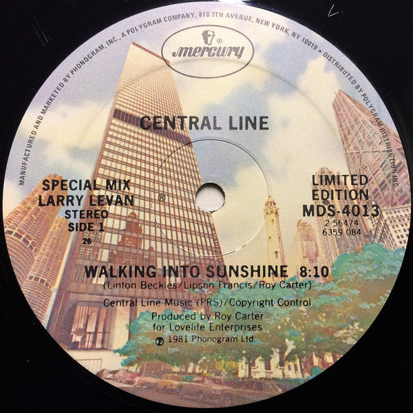 Buy Central Line : Walking Into Sunshine (12", Ltd, 26) Online for a ...